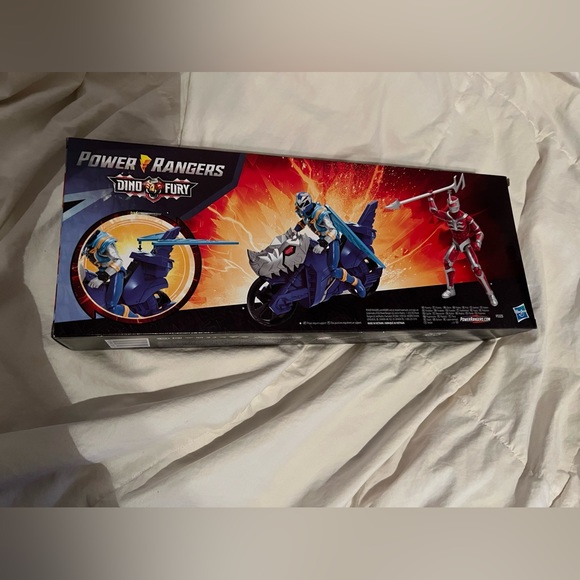 Hasbro | Toys | Power Rangers Dino Fury Faceoff Pack Blue Ranger And ...